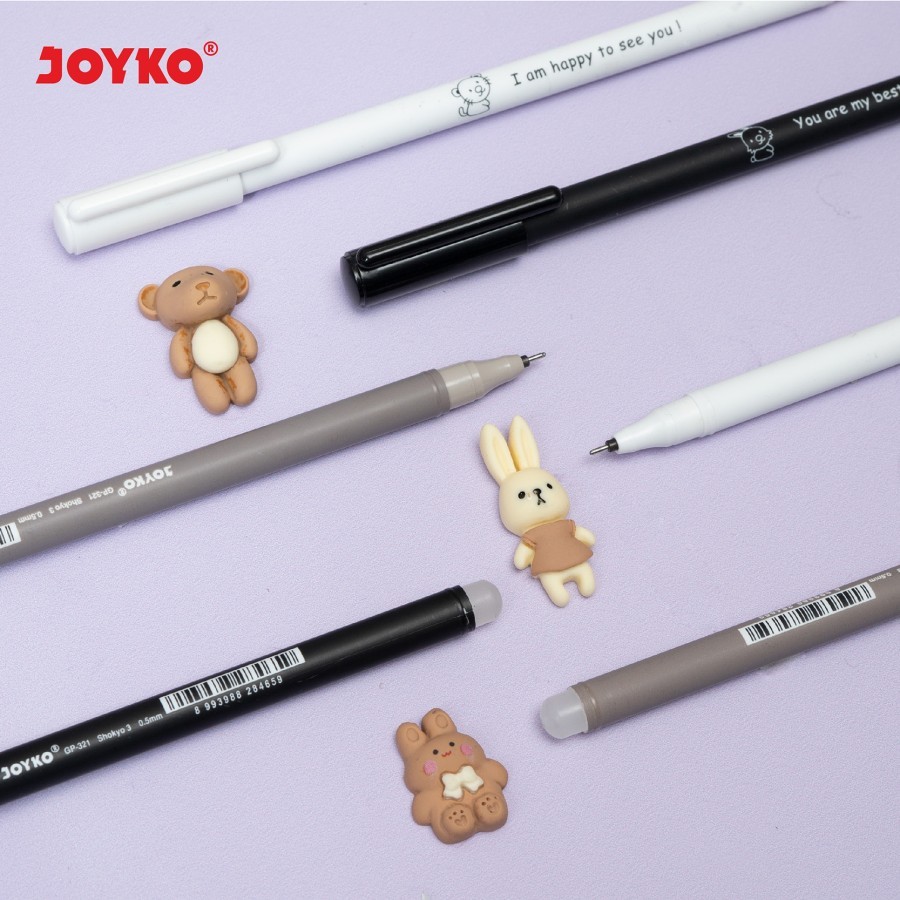 Jual Erasable Gel Pen Pulpen Bisa Dihapus Joyko GP-321 Shokyo 3 Gel 0.5 ...