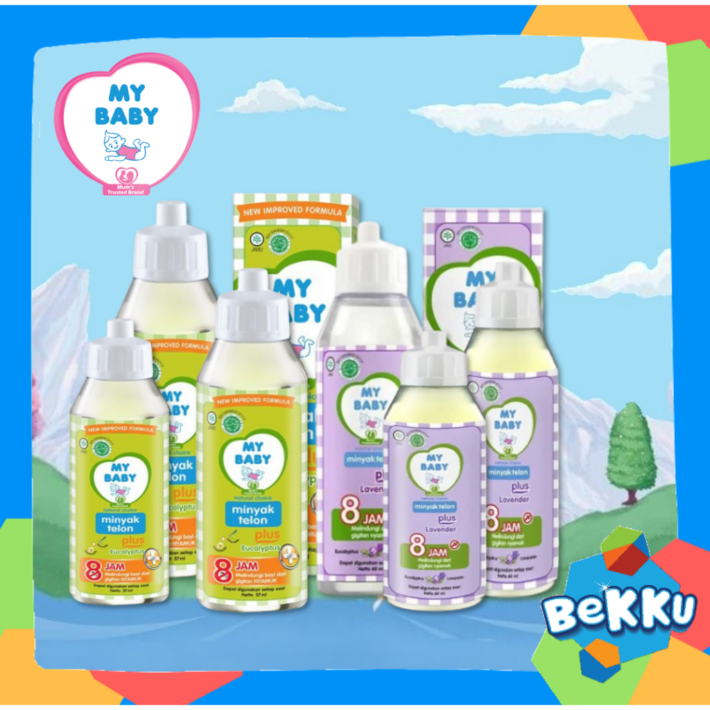 Jual My Baby Minyak Telon Plus - Original - Lavender Anti Nyamuk 8 Jam ...