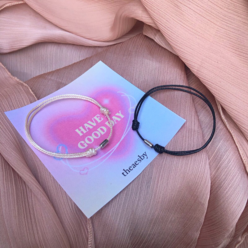 Jual (TANPA PO) GELANG TALI LINE , GELANG COUPLE, GELANG SIMPLE, GELANG ...