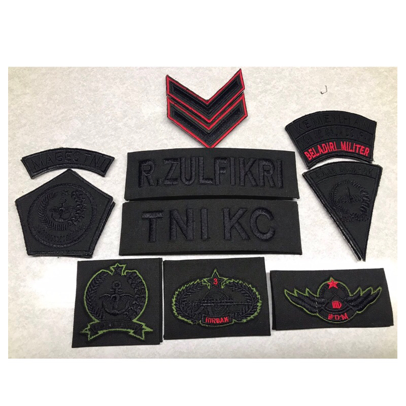 Jual ATRIBUT costume PAPAN NAMA WING UNHAN TNI KC | Shopee Indonesia