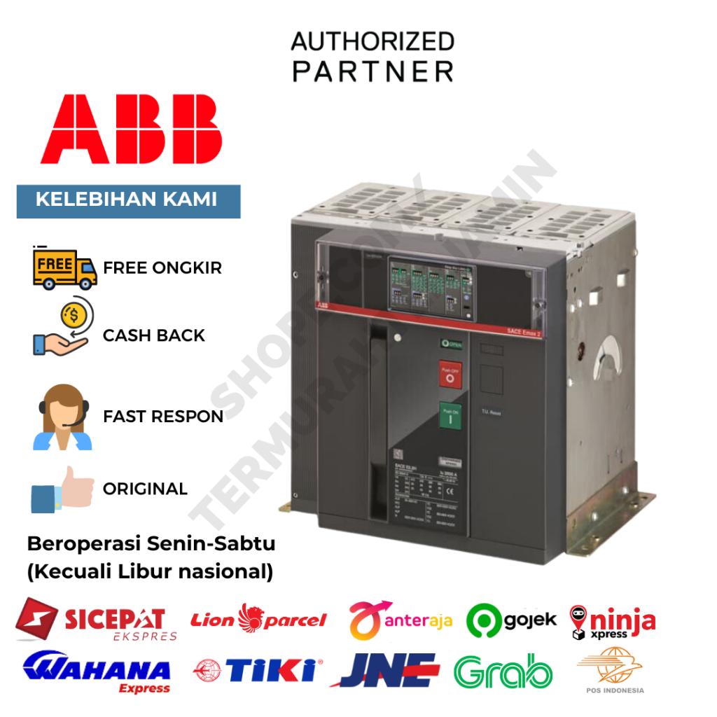 Jual ACB 4P 2000A 66KA ABB E2.2N F/T 1SDA071661R1 | Shopee Indonesia