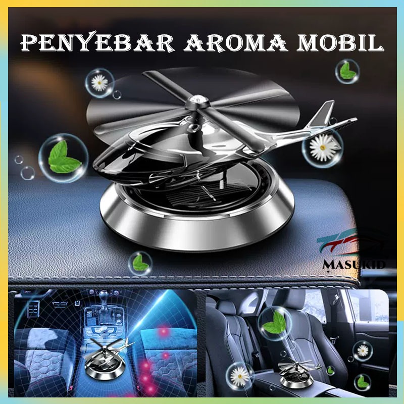 Jual PENYEBAR AROMA MOBIL Parfume Helikopter Diffuser Parfum Energi Surya Mobil dengan Alas Anti ...