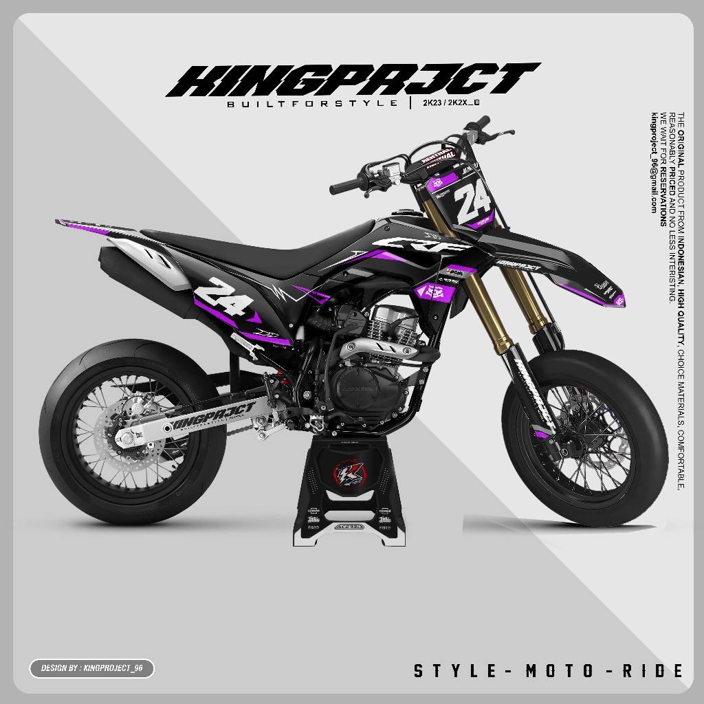 Jual Decal Crf 150 L Full Body Custom Design Kingproject | Shopee Indonesia