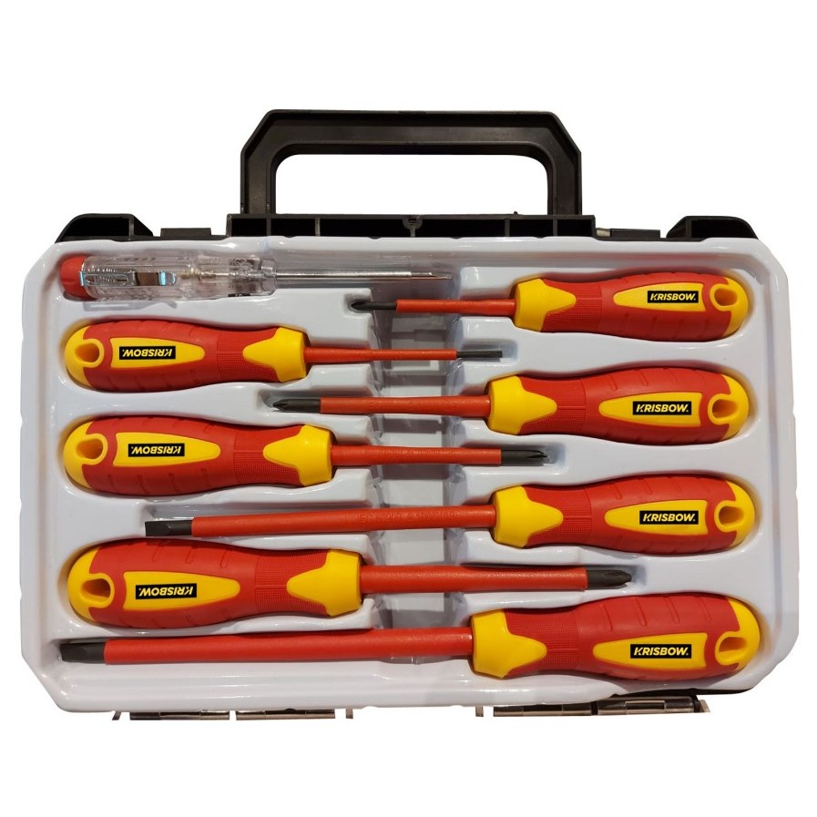 Jual INSULATED SCREWDRIVER SET KRISBOW 8PCS LRISS8 | Shopee Indonesia