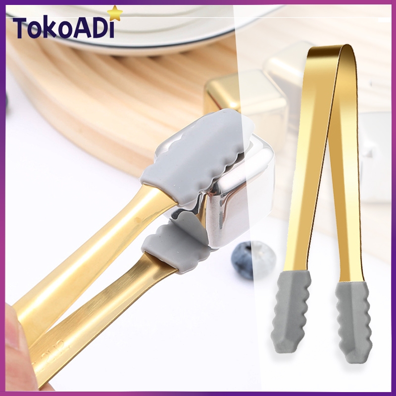 Jual Emas Tanica Ice Tong / Food Tong Ice Cube / Sugar Tong / Alat ...