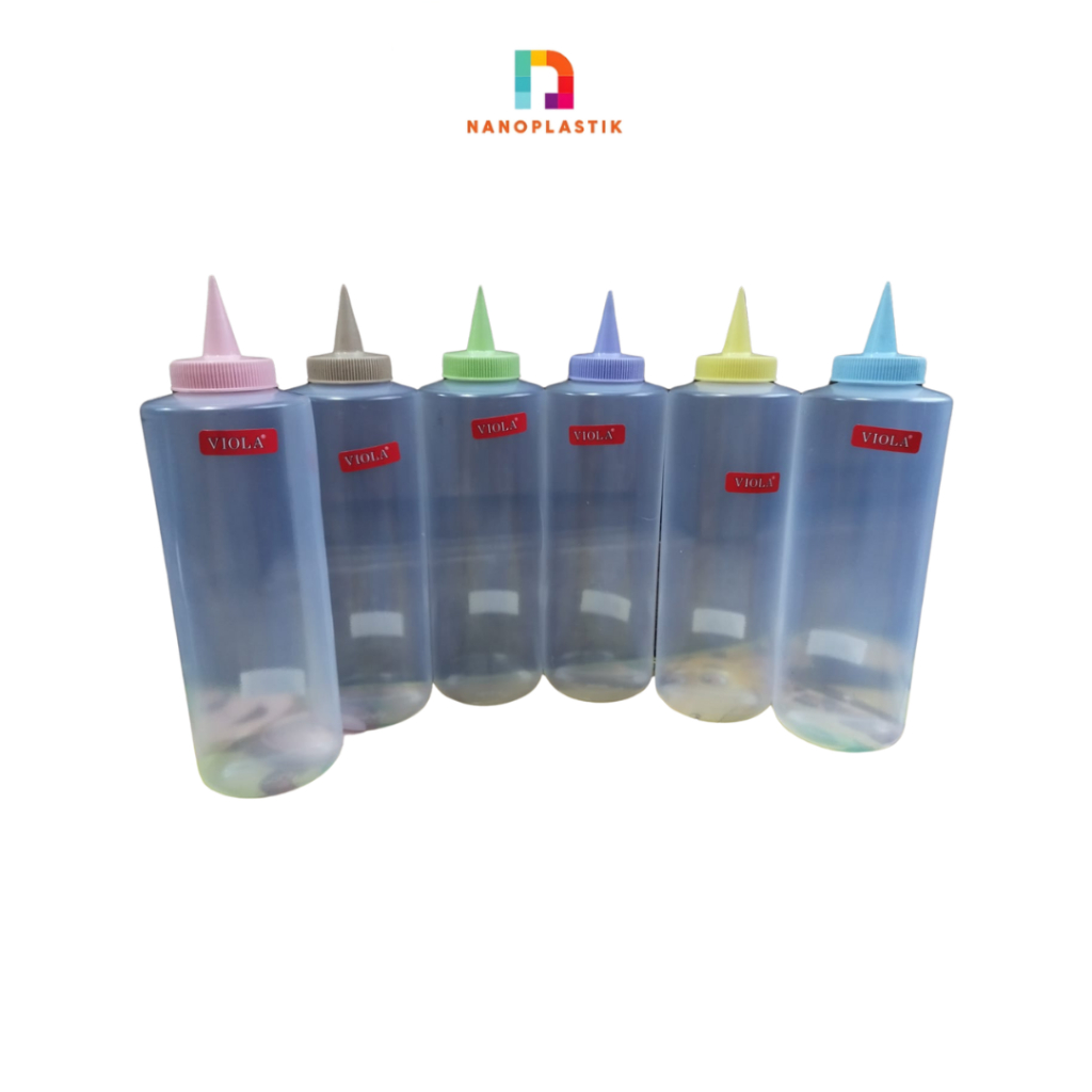 Jual BOTOL MAYONAISE BESAR 600 ML BOTOL PLASTIK SAOS SAMBAL KECAP ...