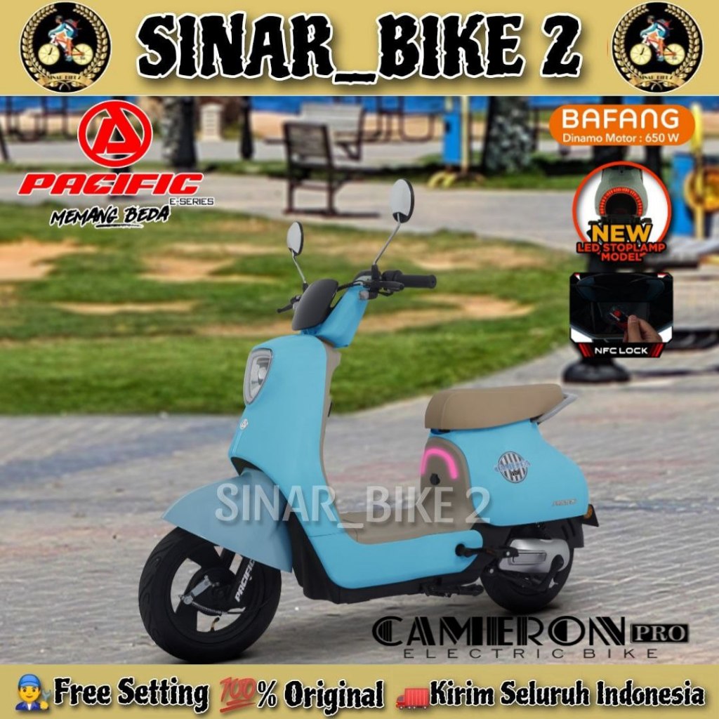 Jual Sepeda Listrik PACIFIC CAMERON & CAMERON PRO 650 Watt Electric E Bike | Shopee Indonesia
