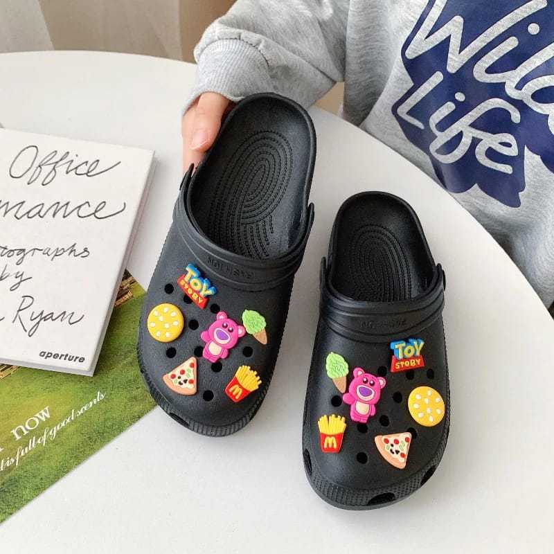 Jual PXTON - Sandal Wanita Terbaru Jelly Karet Sandal Slop Flat Rumahan ...