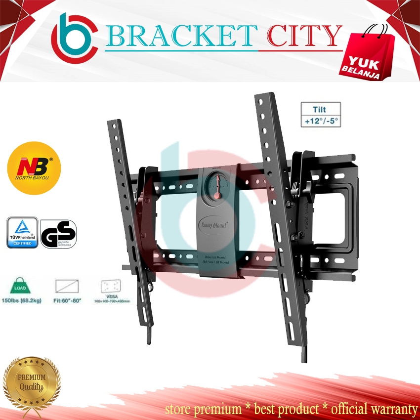 Jual BRAKET BREKET TV NB DF80T BRACKET EMMY MOUNT NB DF80-T 65 - 90 ...