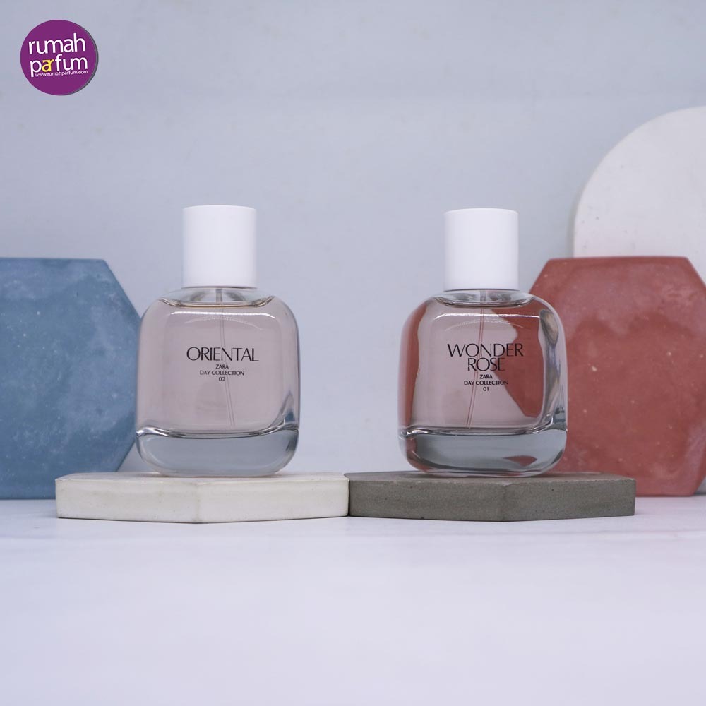 Jual Parfum Wanita Zara Oriental & Wonder Rose Woman (90 mL+90 mL ...