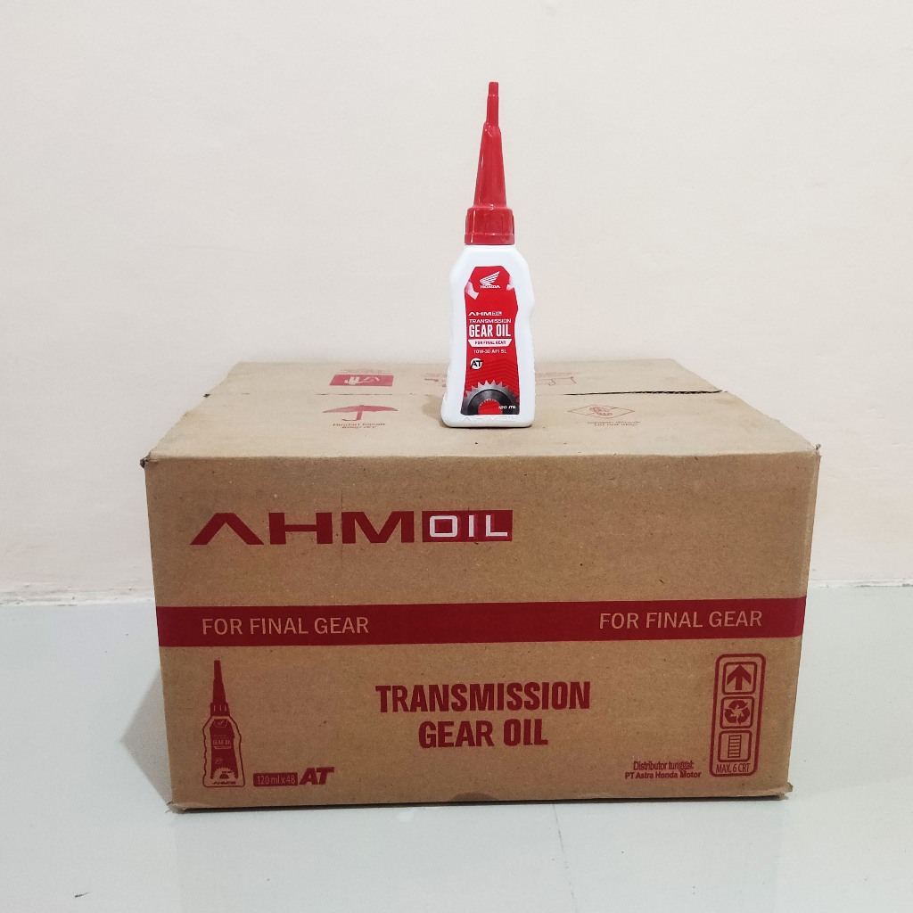 Jual Oli Gardan AHM 120ml 1 Dus Oil Gear AHM 1 Kardus | Shopee Indonesia