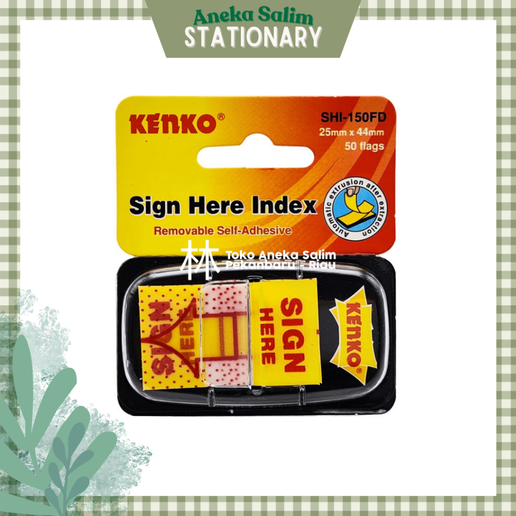 Jual Anekasalim - Index Sign Here Kenko SHI-150FD | Shopee Indonesia