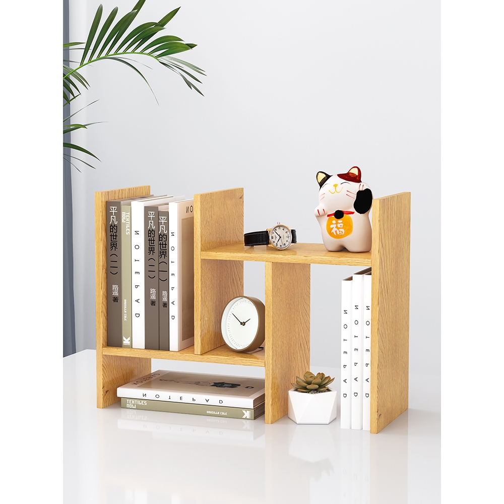 Jual Rak Buku Rak Kayu Serbaguna Rak Atas Meja Kuat dan Kokoh Bookshelf ...