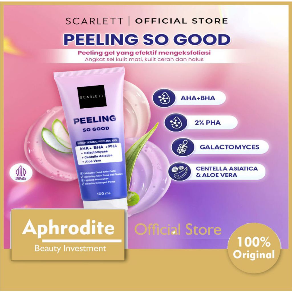 Jual Scarlett Whitening Peeling So Good Peeling Gel - Serum Eksfoliasi Wajah Untuk Mengangkat ...