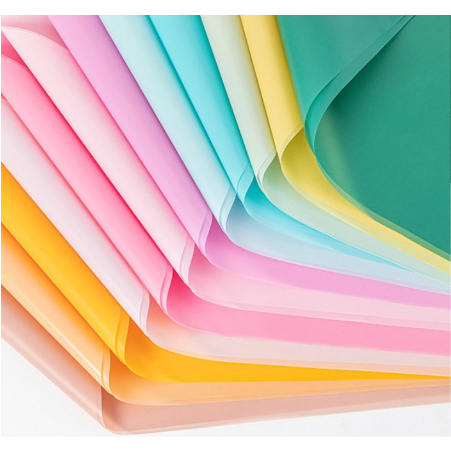 Jual [5 LEMBAR] Wrapping Paper Motif Polos Pastel Paper Flower Wrapping ...