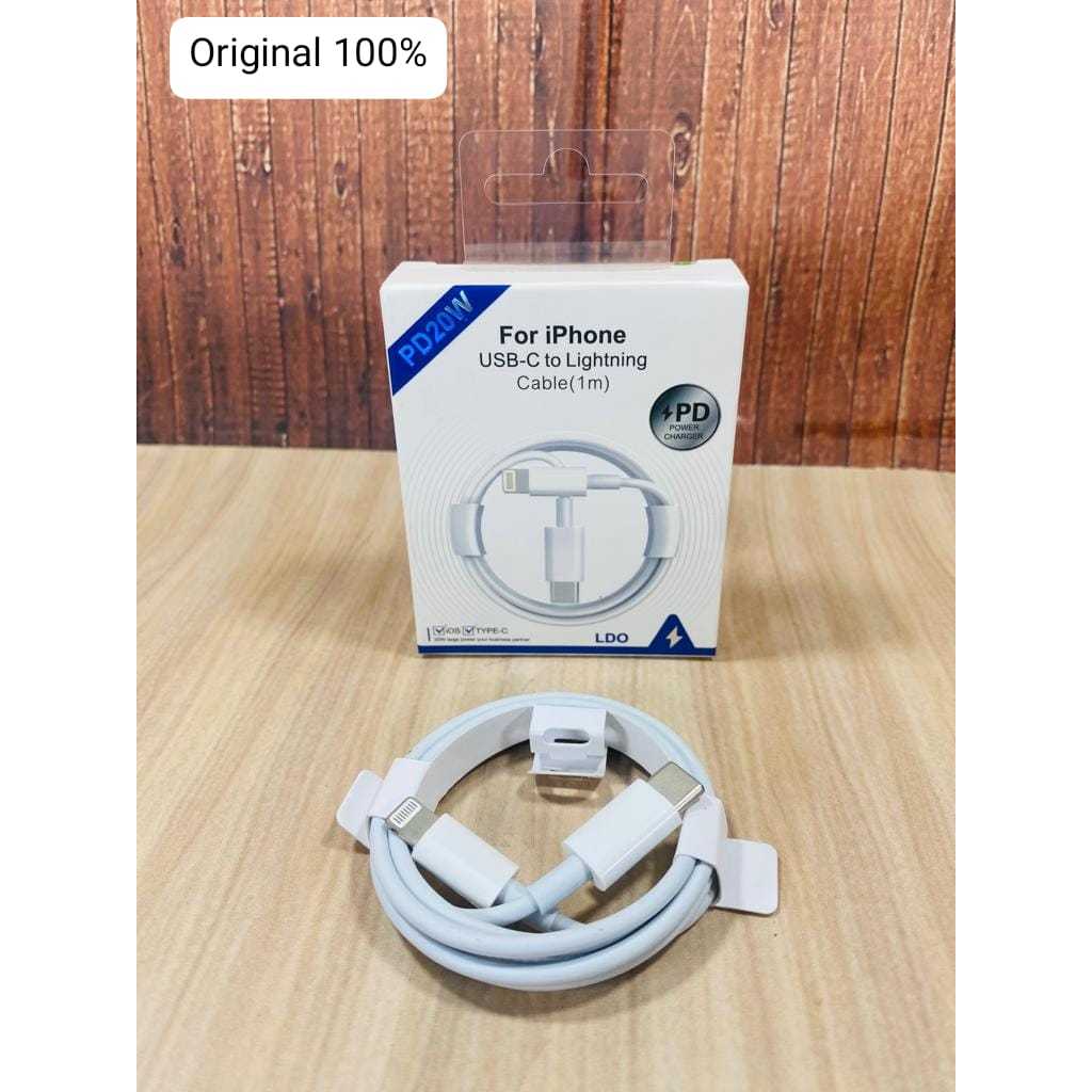 Jual KABEL DATA ORIGINAL OEM IPH 7/8/11/12/13/14 KABEL C TO LIGHTNING ...