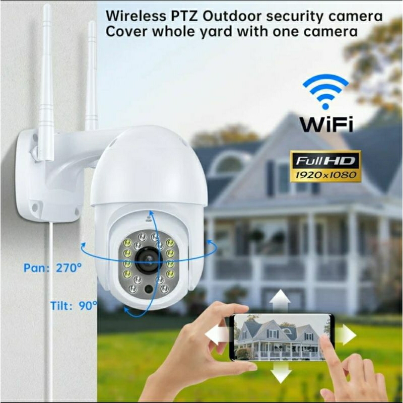 Jual IP CAMERA CCTV APP YOOSEE OUTDOOR CCTV WIFI 320° PTZ PAN TILT 8MP ...