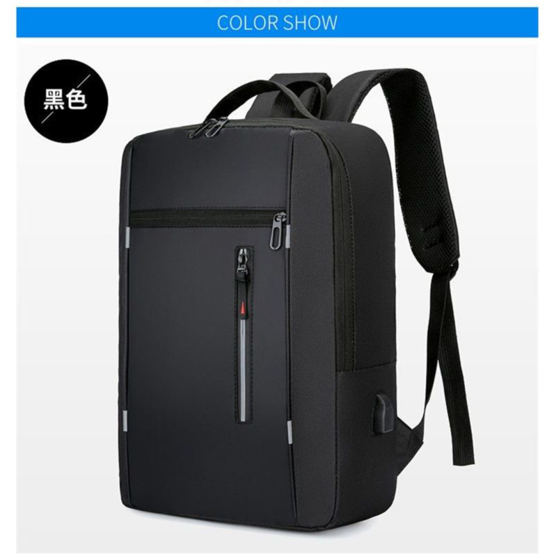 Jual TAS BACKPACK SIMPLE POLOS TAS RANSEL LAPTOP TAS ADA USB TAS ...