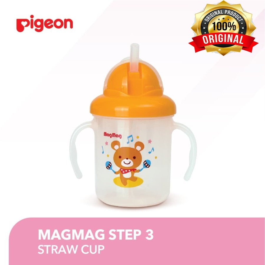 Jual PIGEON MURAH MAGMAG MAG MAG STEP 3 GELAS MINUM SEDOTAN BAYI ANAK TRAINING CUP WITH STRAW ...