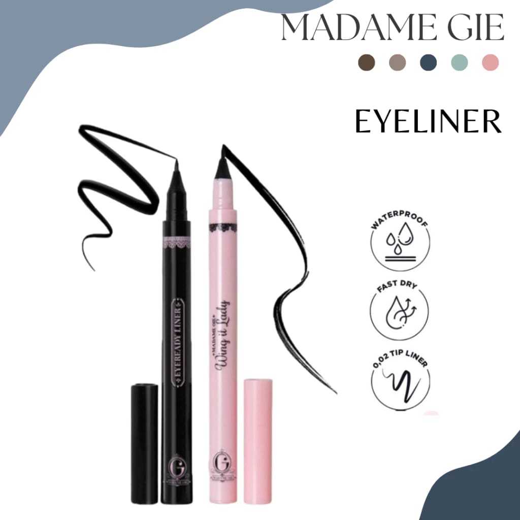 Jual MADAME GIE Eye Ready Liner - Wing It Lady Liner - MakeUp Eyeliner ...