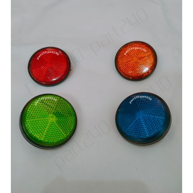Jual REFLEKTOR MATA KUCING WARNA BAHAN PLASTIK HARGA SATUAN | Shopee ...