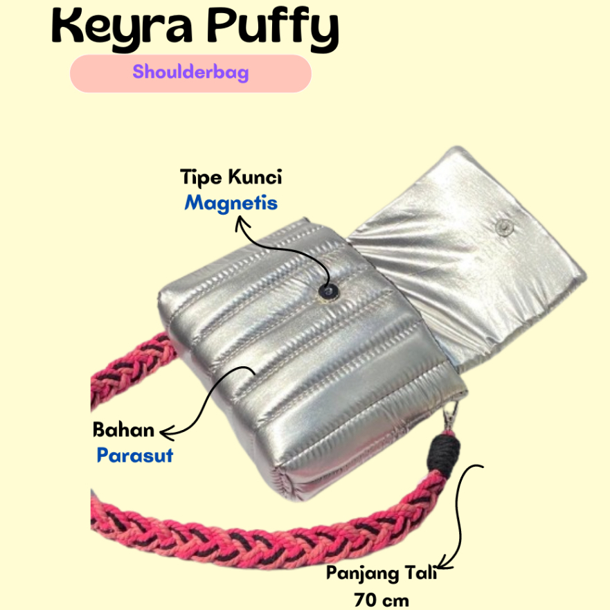 Jual Asfour- Keyra Puffy Tas Puffy Bag Tas Puffy Puffy Bag Helen Tas ...