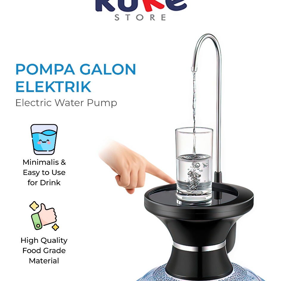 Jual sg KUKE Pompa Galon Air Elektronik Dengan Tatakan Duduk ...
