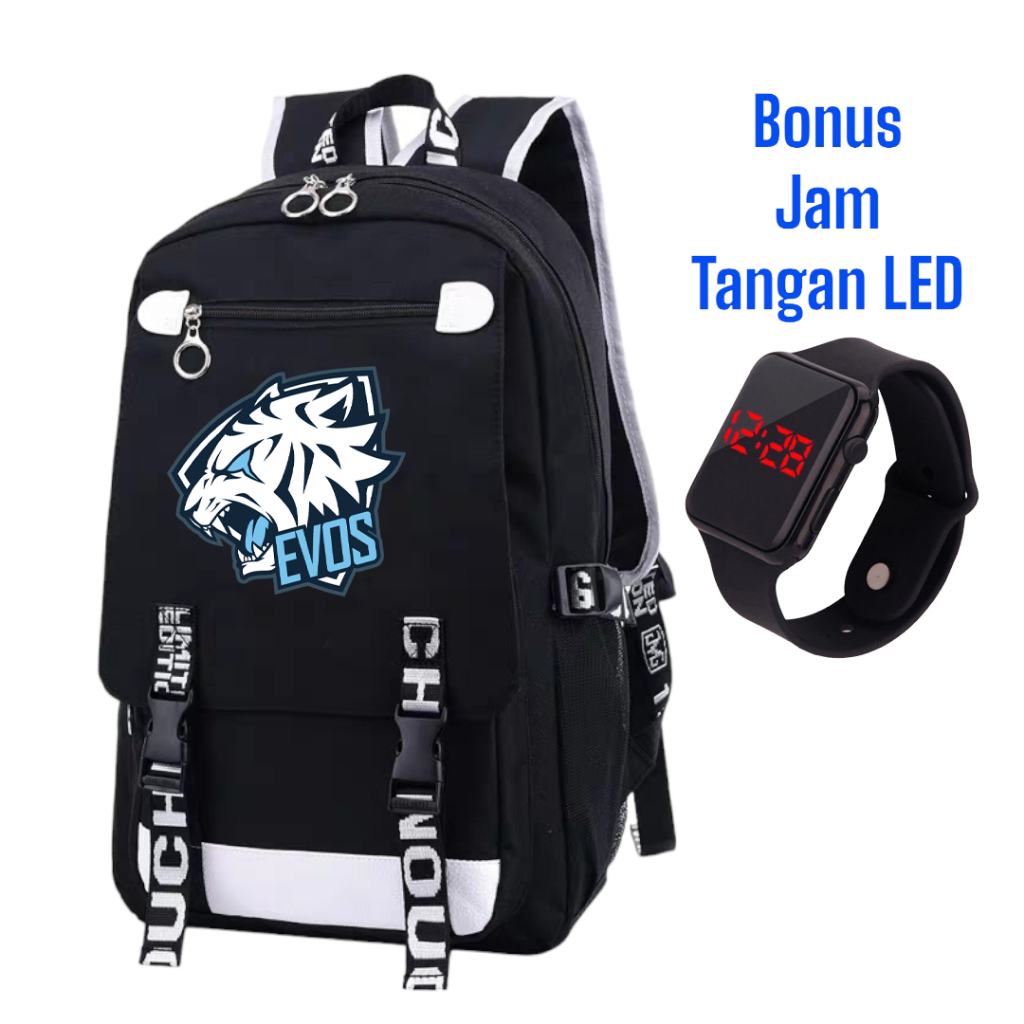 Jual SLV Bags Tas Ransel Anak Sekolah EVOS Kekinian Anak2 SD TK PAUD Laki2 Laki Laki Pria cowo ...