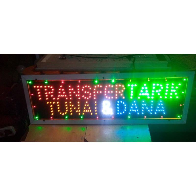 Jual Lampu lampu tulisan TRANSFER TARIK TUNAI & DANA | Shopee Indonesia