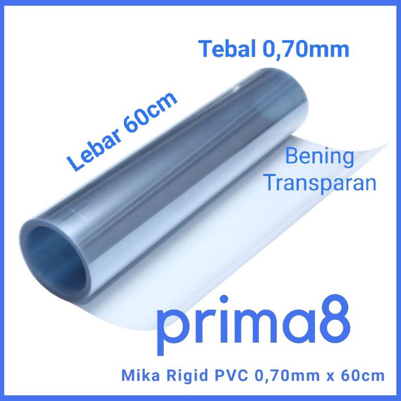 Jual el Keren Plastik Mika Kaku Rigid PVC Clear Bening Tebal 0,30mm Lebar 70cm Mika Hantaran ...