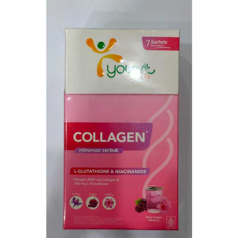 Jual Youvit Collagen Powder Drink 7 Days Minuman Serbuk Instant ...