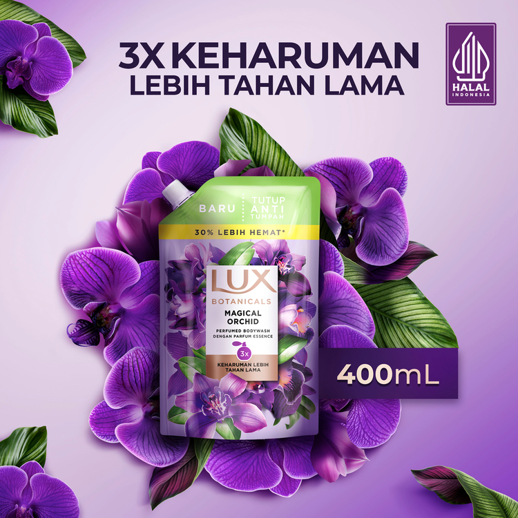 Jual Lux Botanicals Sabun Mandi Cair Magical Orchid 400 mL | Shopee Indonesia