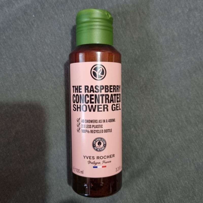 Jual Yves Rocher - The Raspberry Concentrated Shower Gel 100ml | Shopee ...