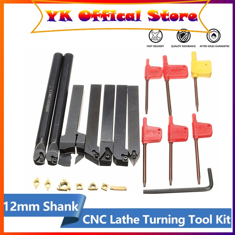 Jual 12mm Lathe Turning Tool 27Pcs Set 12mm Multifunctional Shank ...