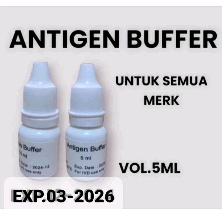 Jual cairan buffer liquid antigen 5ml dan 10ml .untuk semua merk exp.03 ...