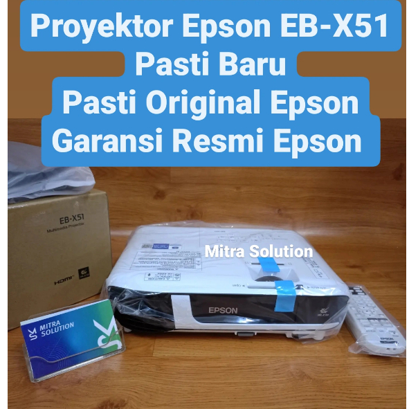 Jual Epson EB-X51 XGA 3LCD Projector Proyektor Epson EB X51 | Shopee ...