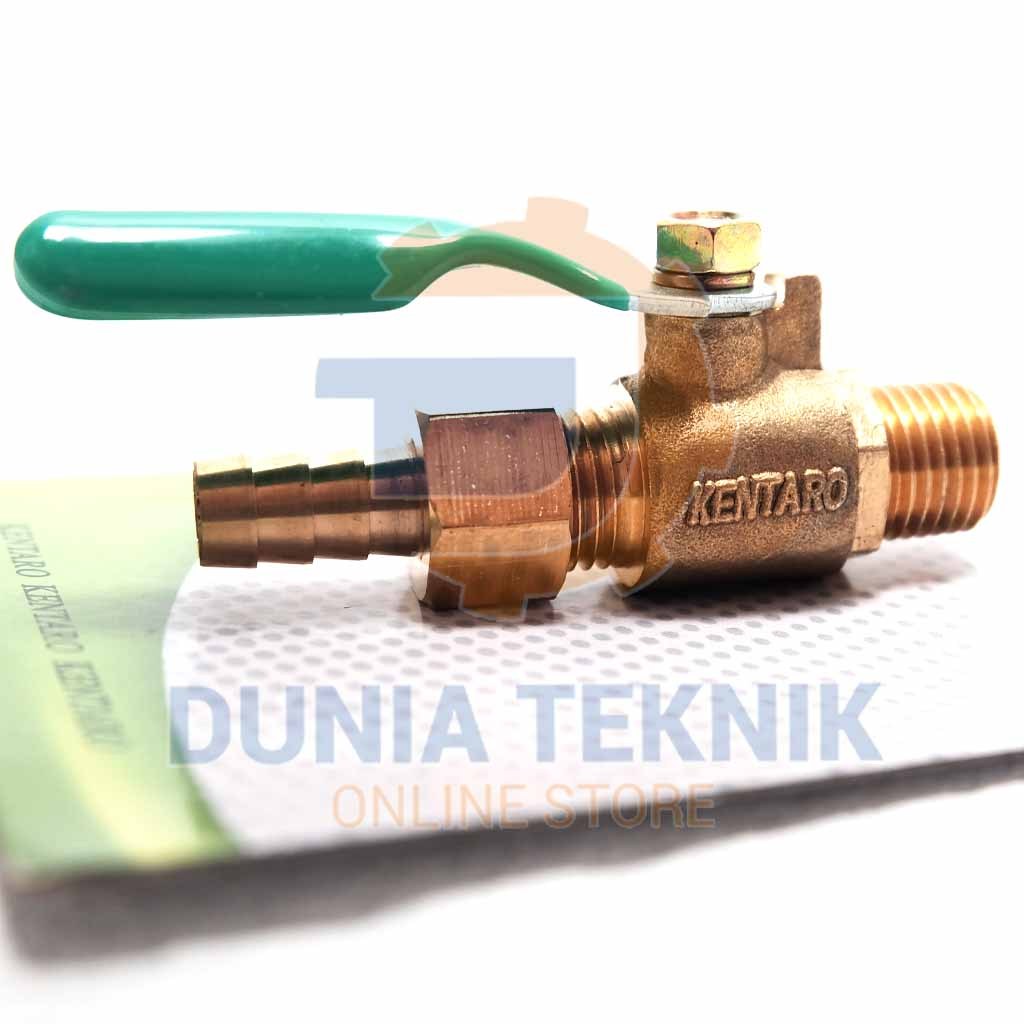 Jual KENTARO Kran Kompresor 1/4" Kuningan Heavy Duty Bodi besar 1/4 ...