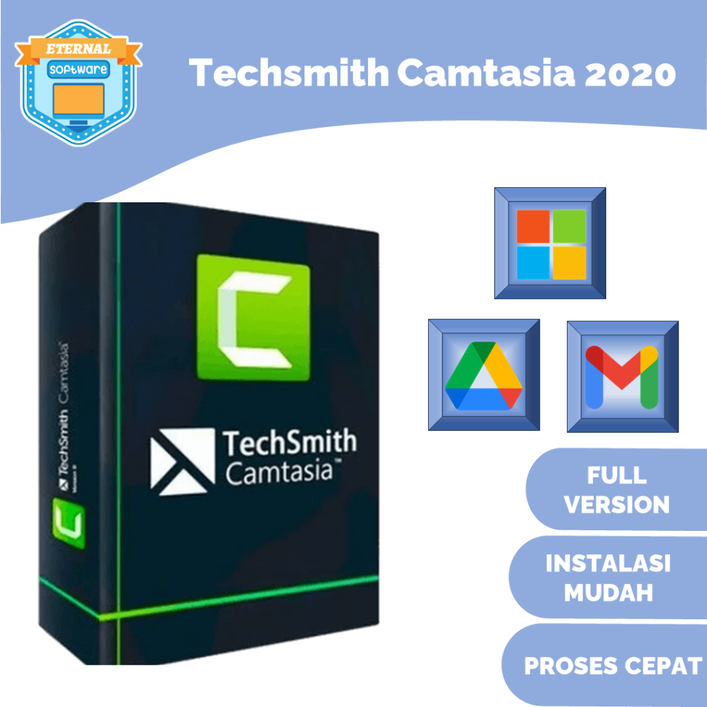 Jual Techsmith Camtasia Studio Video Recorder 2020 Pro Full Version No ...