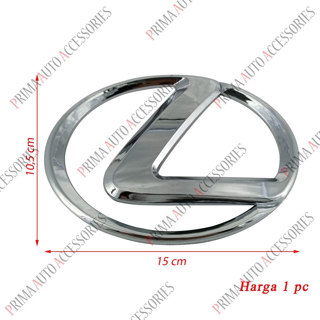 Jual Emblem Mobil Logo Lexus Chrome 15 cm | Shopee Indonesia