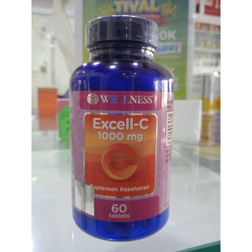 Jual Wellness Excell C 1000 Mg 60 Tablet #Suplement Kesehatan #Vitamin ...
