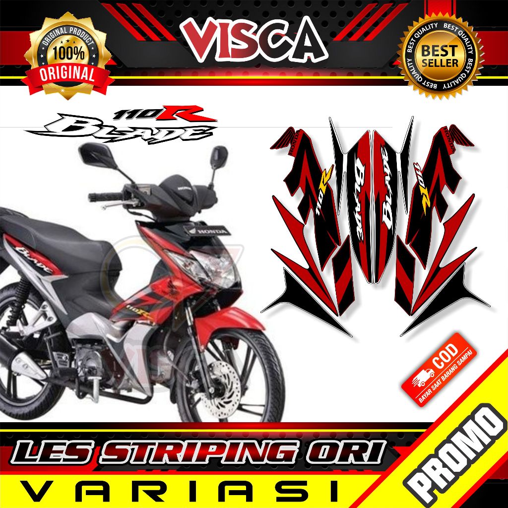 Jual Stiker Motor BLADE - Striping BLADE 110R - Striping BLADE LAMA ...