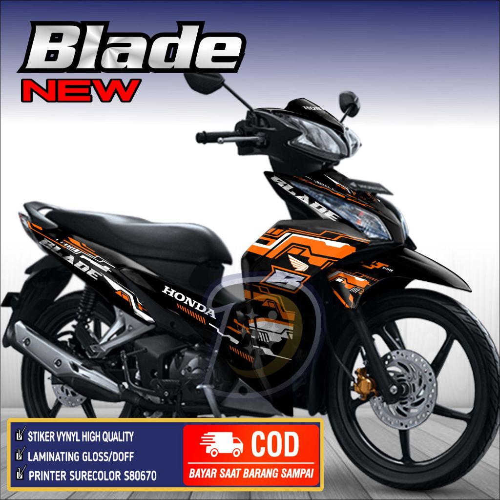 Jual Decal Blade New 110 125 Fullbody Striping Blade New Stiker Honda ...
