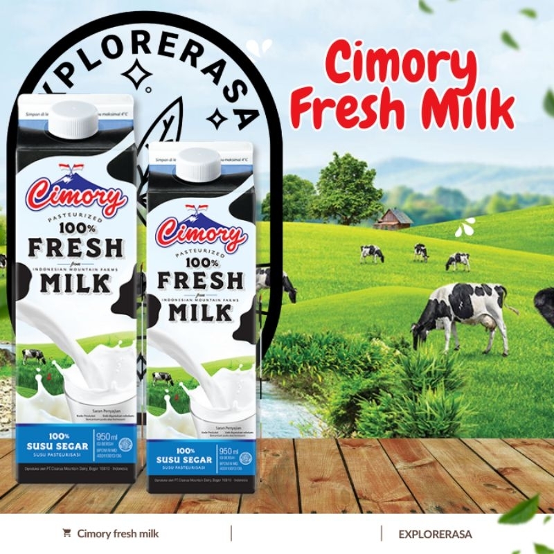 Jual Cimory fresh milk isi 946ml plain | Susu fresh milk Cimory 946 ml ...