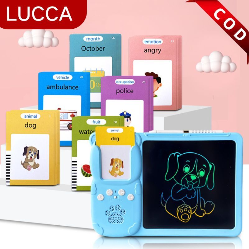 Jual Writing Tablet Reader 2 in 1 Flash Card Anak Reader Bahasa ...