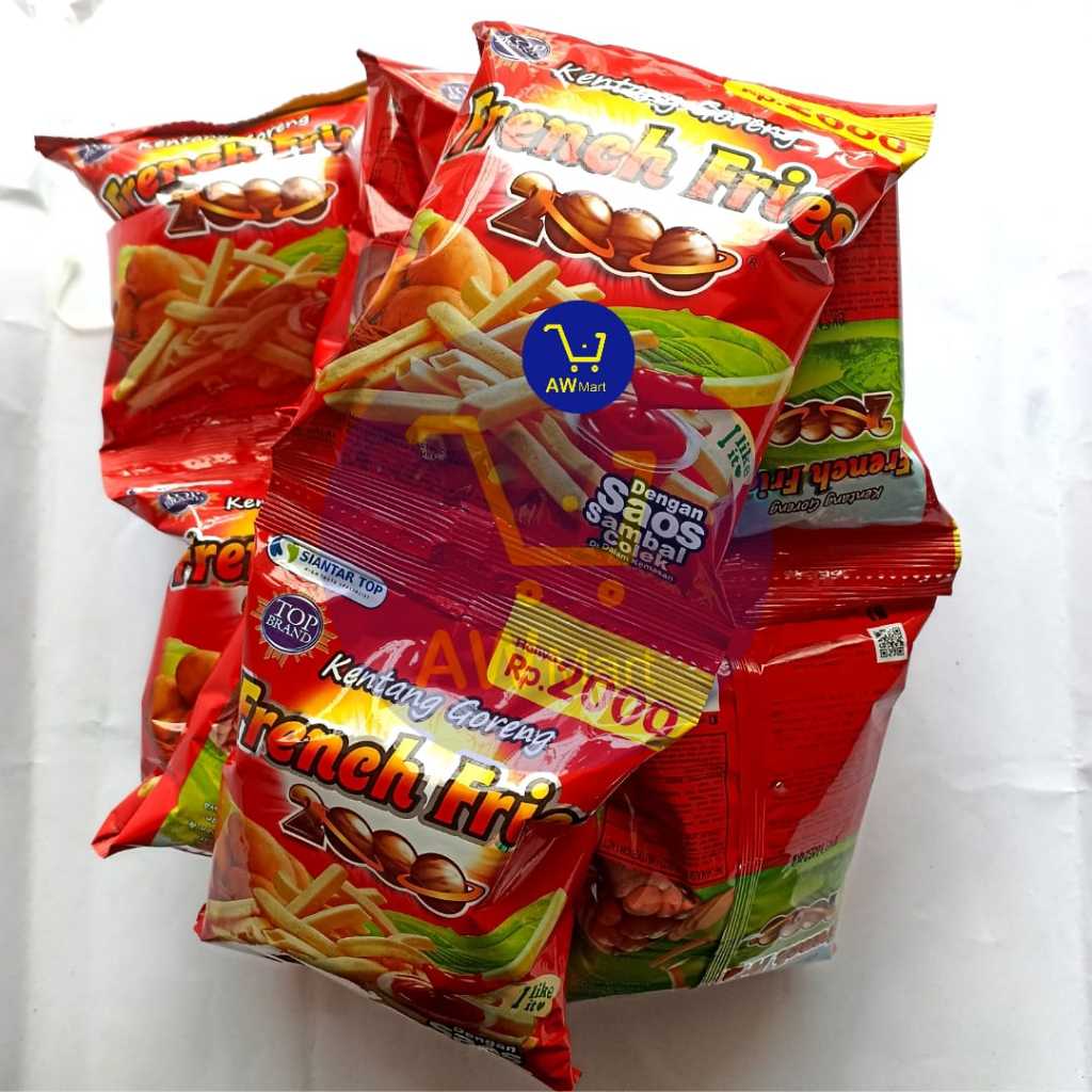 Jual FRENCH FRIES RENCENG ECER 2000 ISI ( 10 SACHET X 15 GRAM ) - CHIKI ...