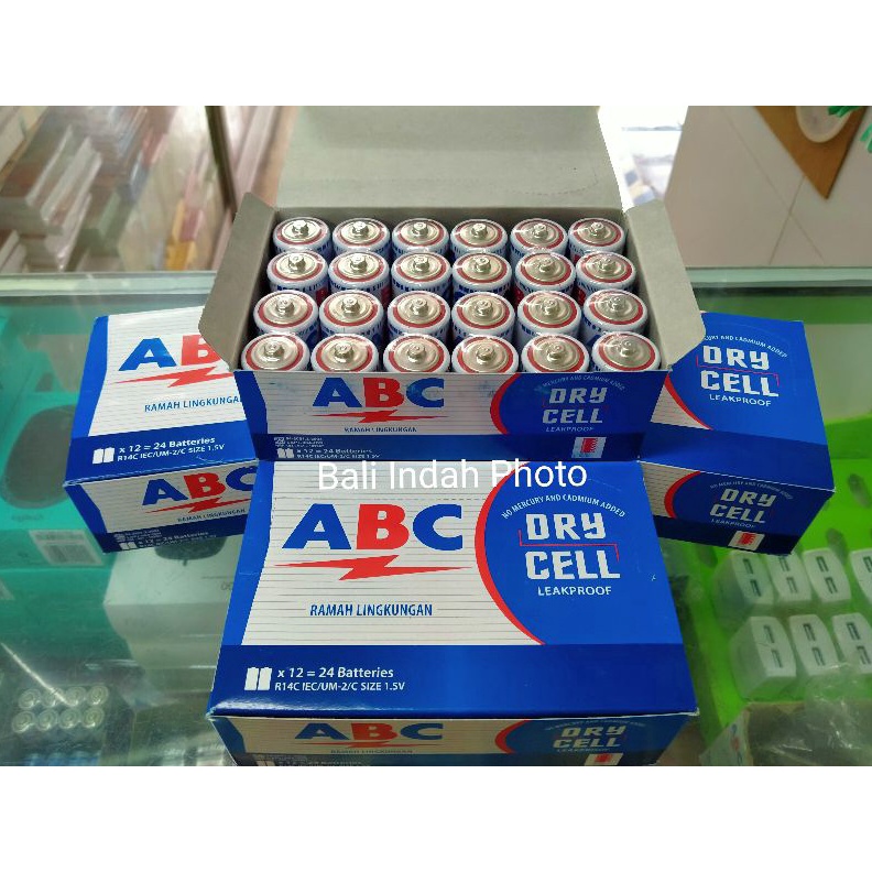 Jual Baterai ABC Biru Tanggung R14C24bj murah | Shopee Indonesia