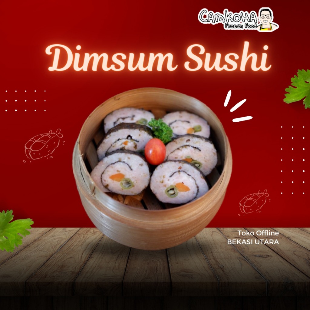 Jual Bekasi Dimsum sushi, isi 25pcs ( INCLUDE SAUS ) | Shopee Indonesia