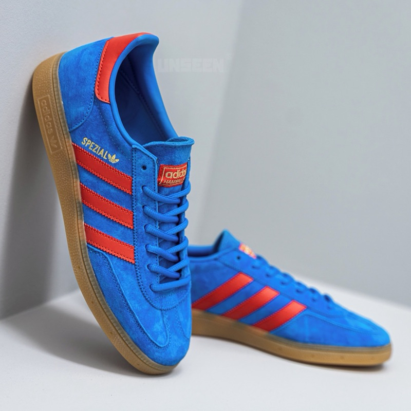 Jual Adidas Originals Handball Spezial - Blue / Vivid Red | GT ...