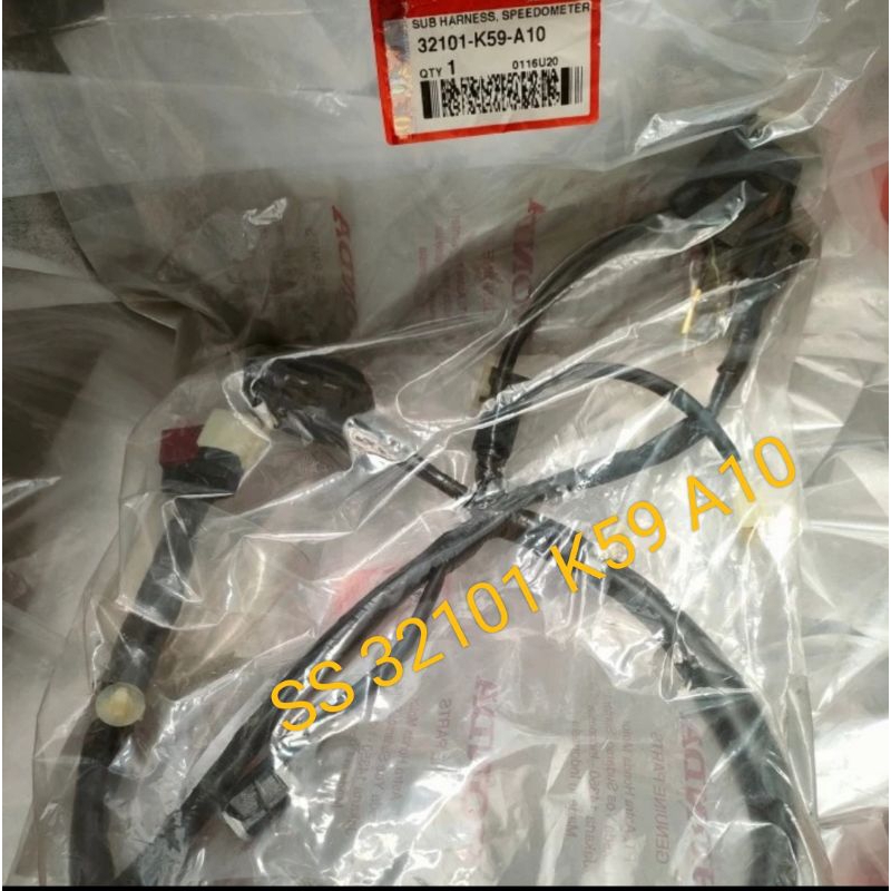 Jual sub harness speedometer kabel body bodi bagian spido km vario 150 ...
