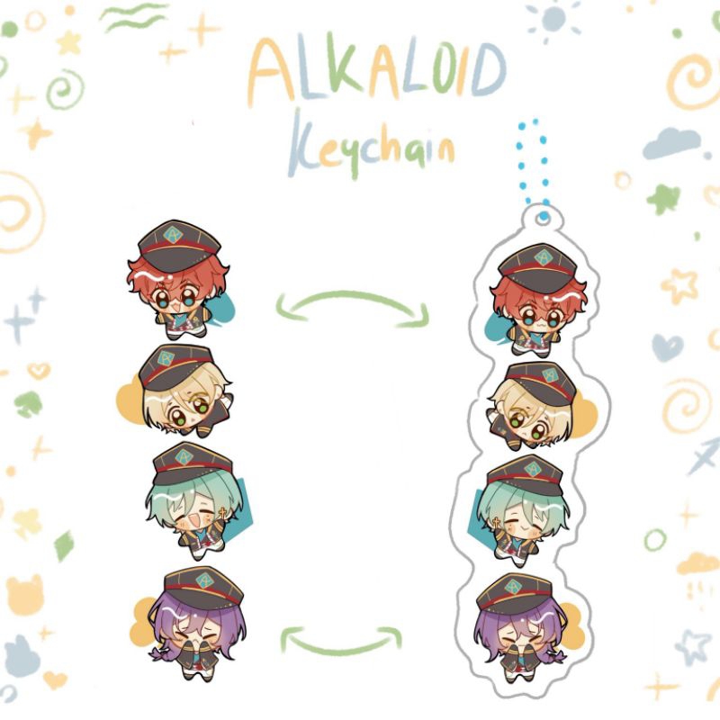 Jual Enstars fan merch ALKALOID keychain | Shopee Indonesia